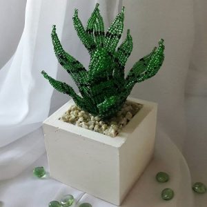 Beaded Succulents That Never Die—A Sparkly Twist to Real Plants ...